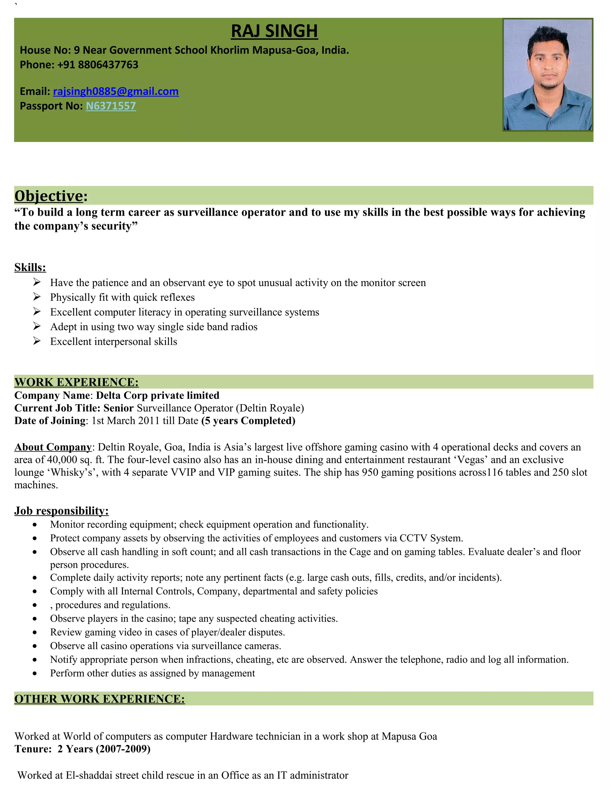 Resume | DOC