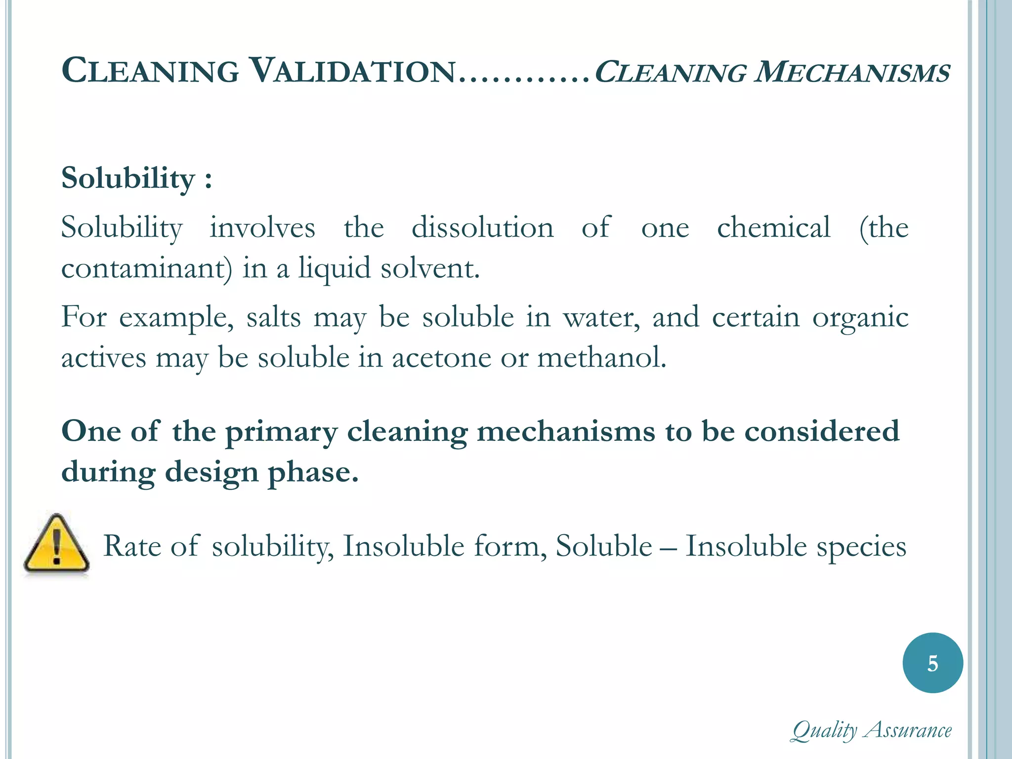 CLEANING VALIDATION-NS | PPSX