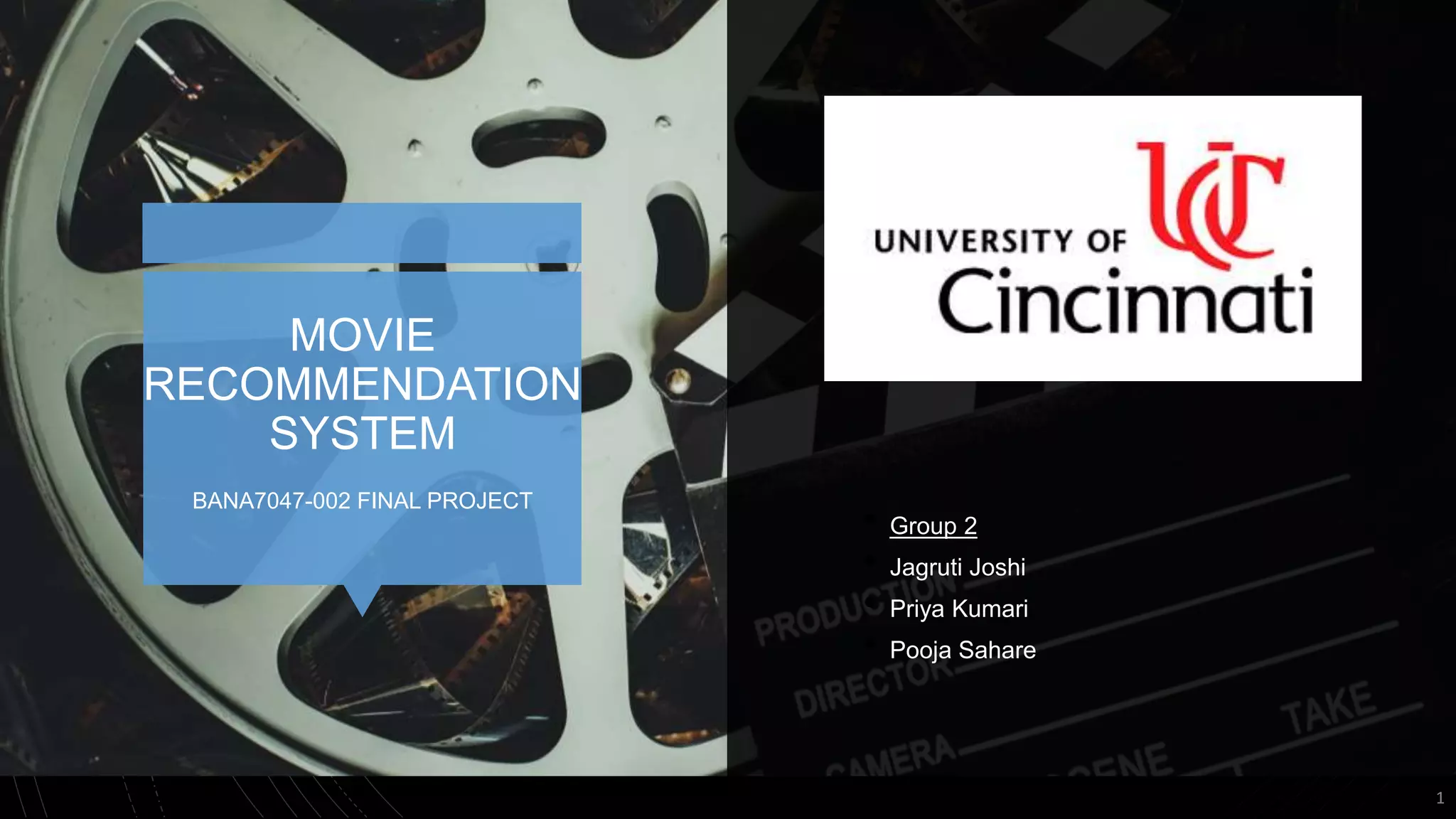 Movie Recommendation System - MovieLens Dataset | PPTX