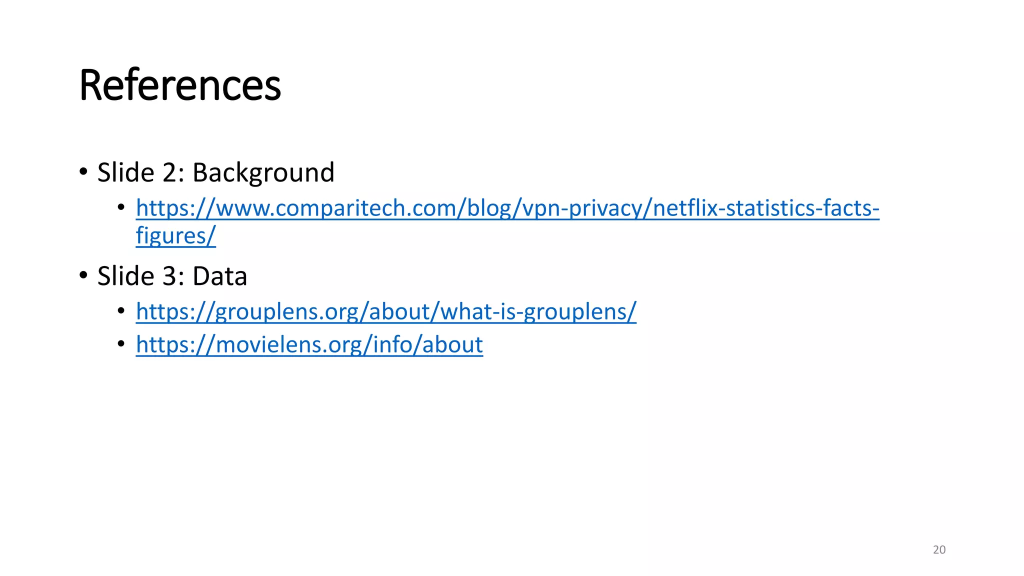 Movie Recommendation System - MovieLens Dataset | PPTX