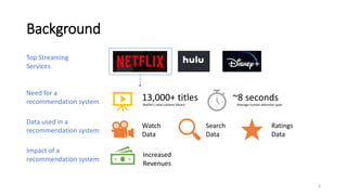 Movie Recommendation System - MovieLens Dataset | PPTX