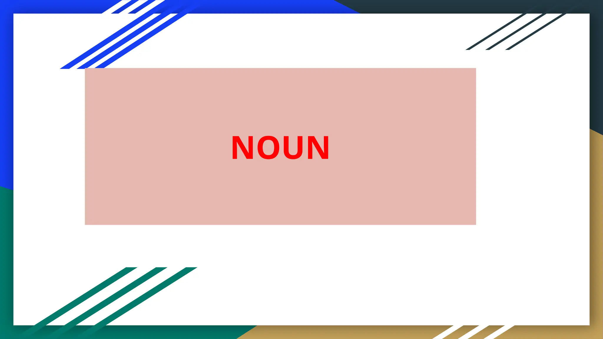 An Introduction to Noun as Part of speech function | PPTX