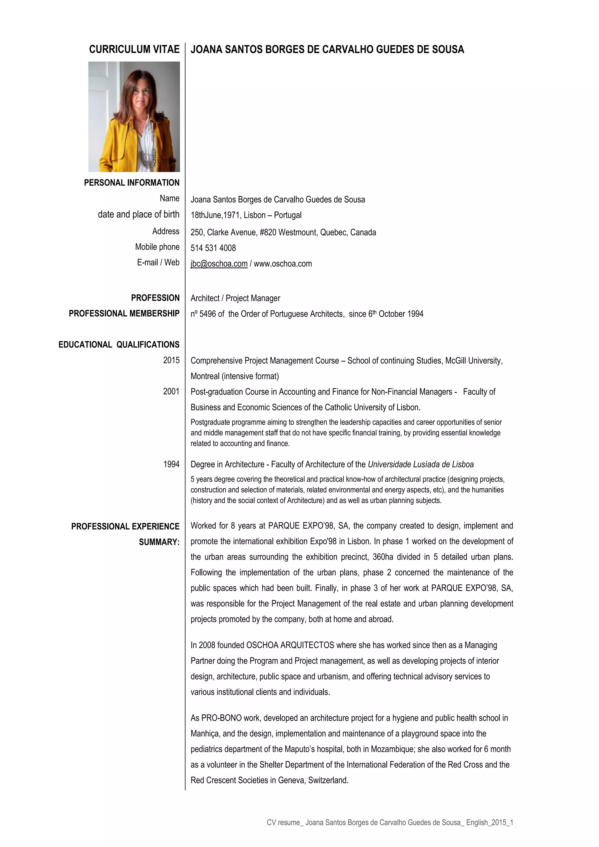 jbc RESUMEE _English_jan 2016 | PDF