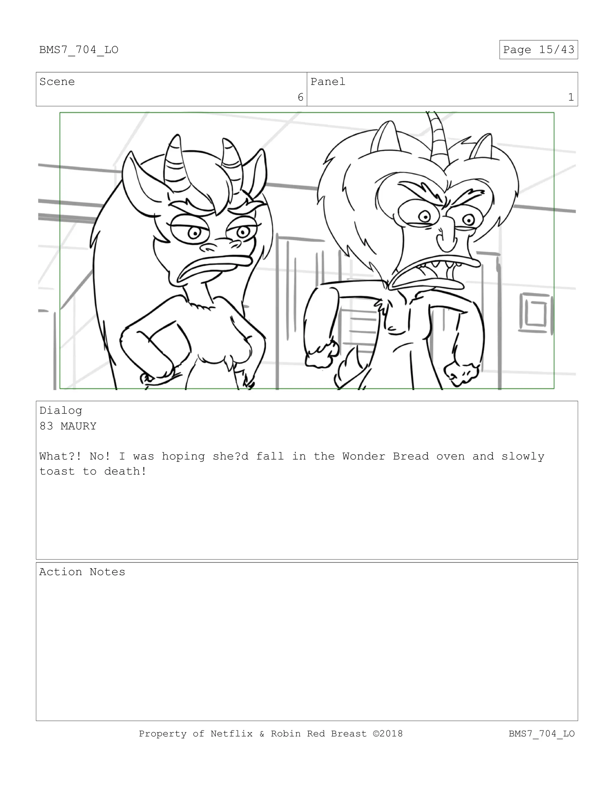 Big Mouth Season 7 Layout Storyboards by Morgan Pabst | PDF