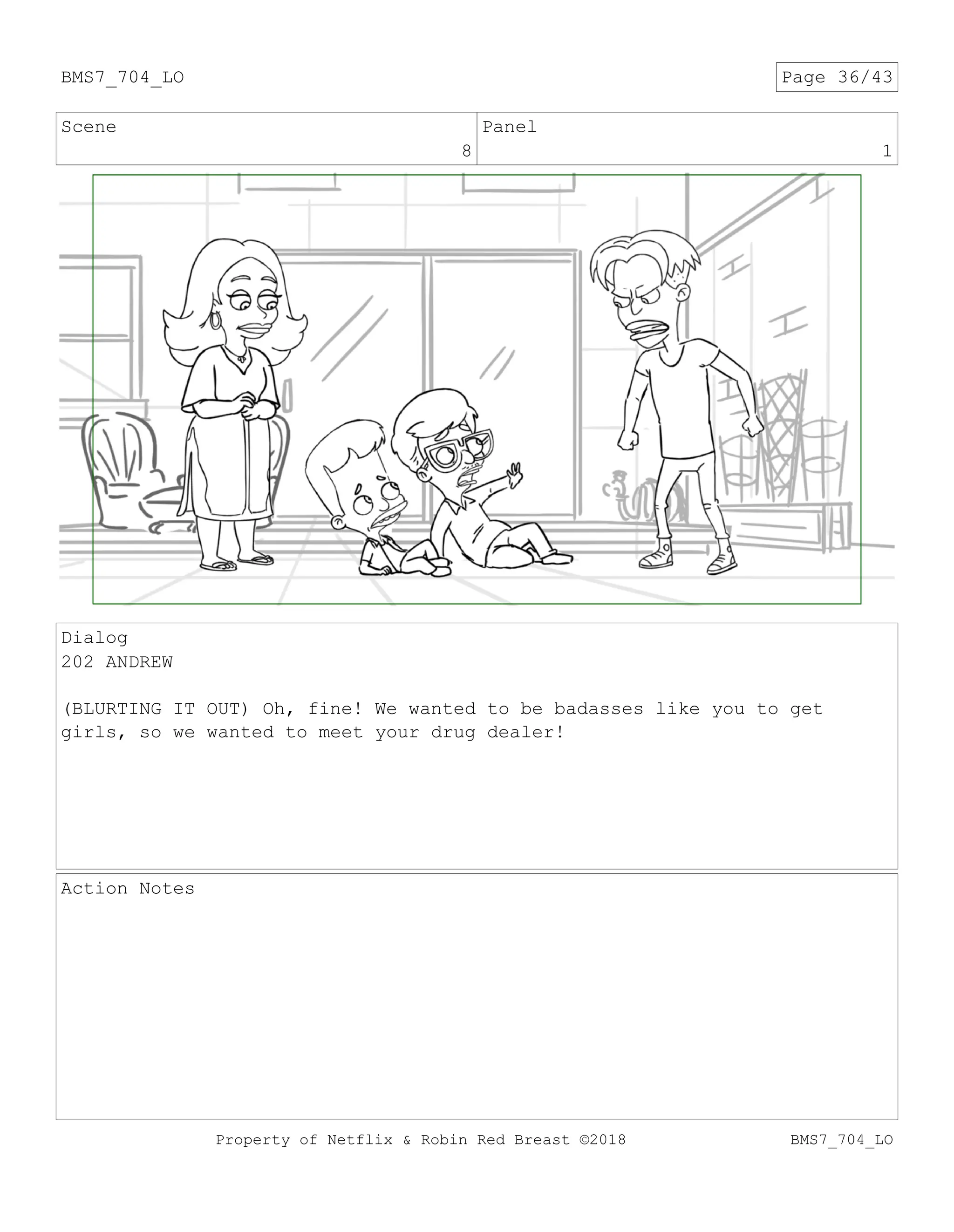 Big Mouth Season 7 Layout Storyboards by Morgan Pabst | PDF