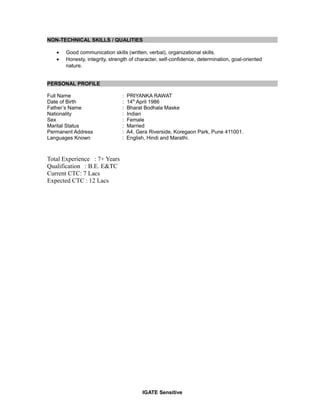 Priyanka Rawat - Resume | DOC