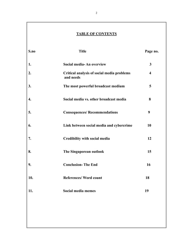 broadcast media assignment | PDF