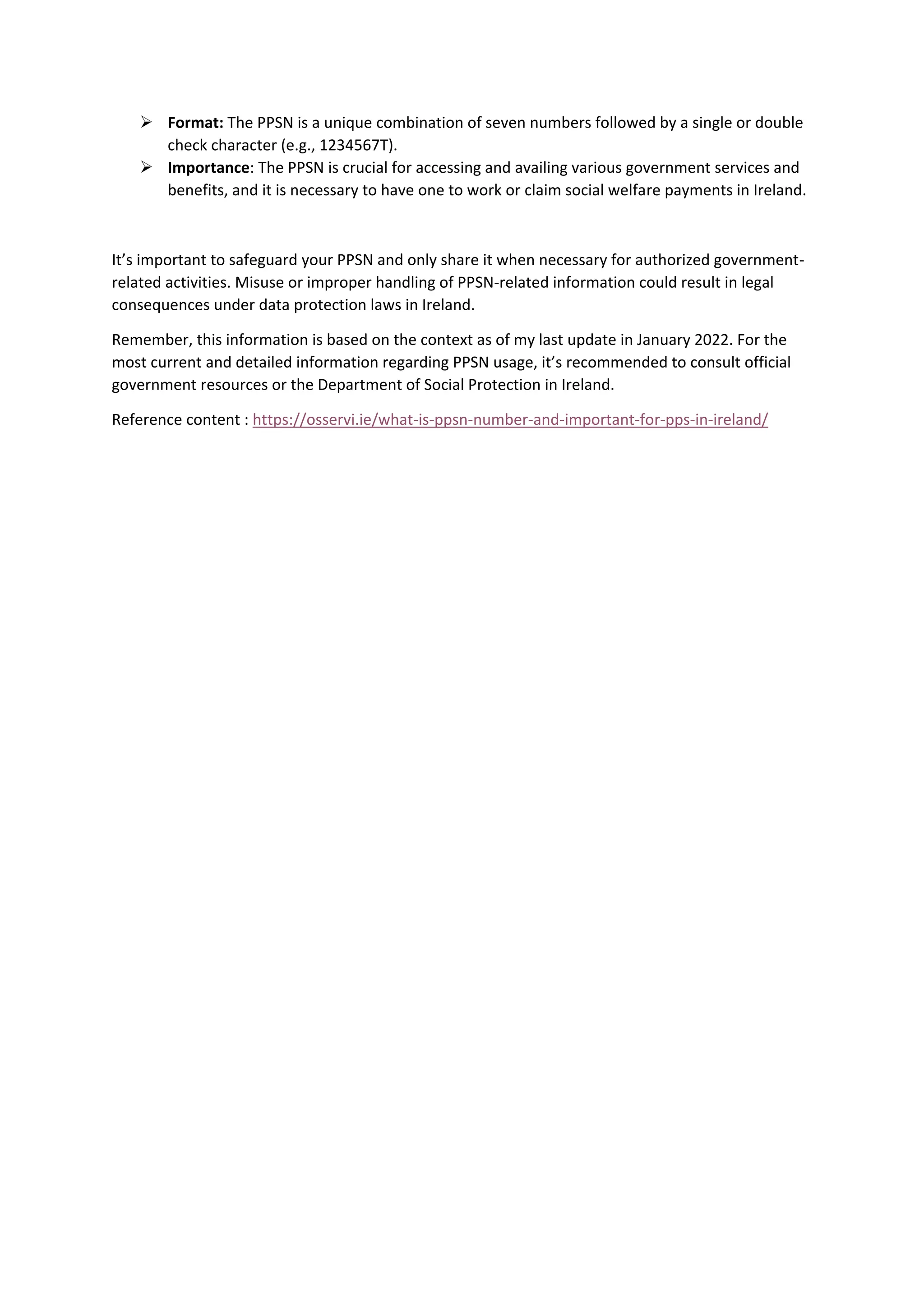 What is PPS number and importance in Ireland | PDF