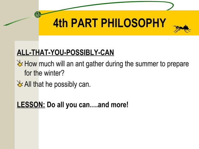 The Ant Philosophy | PPS | Weather | Science