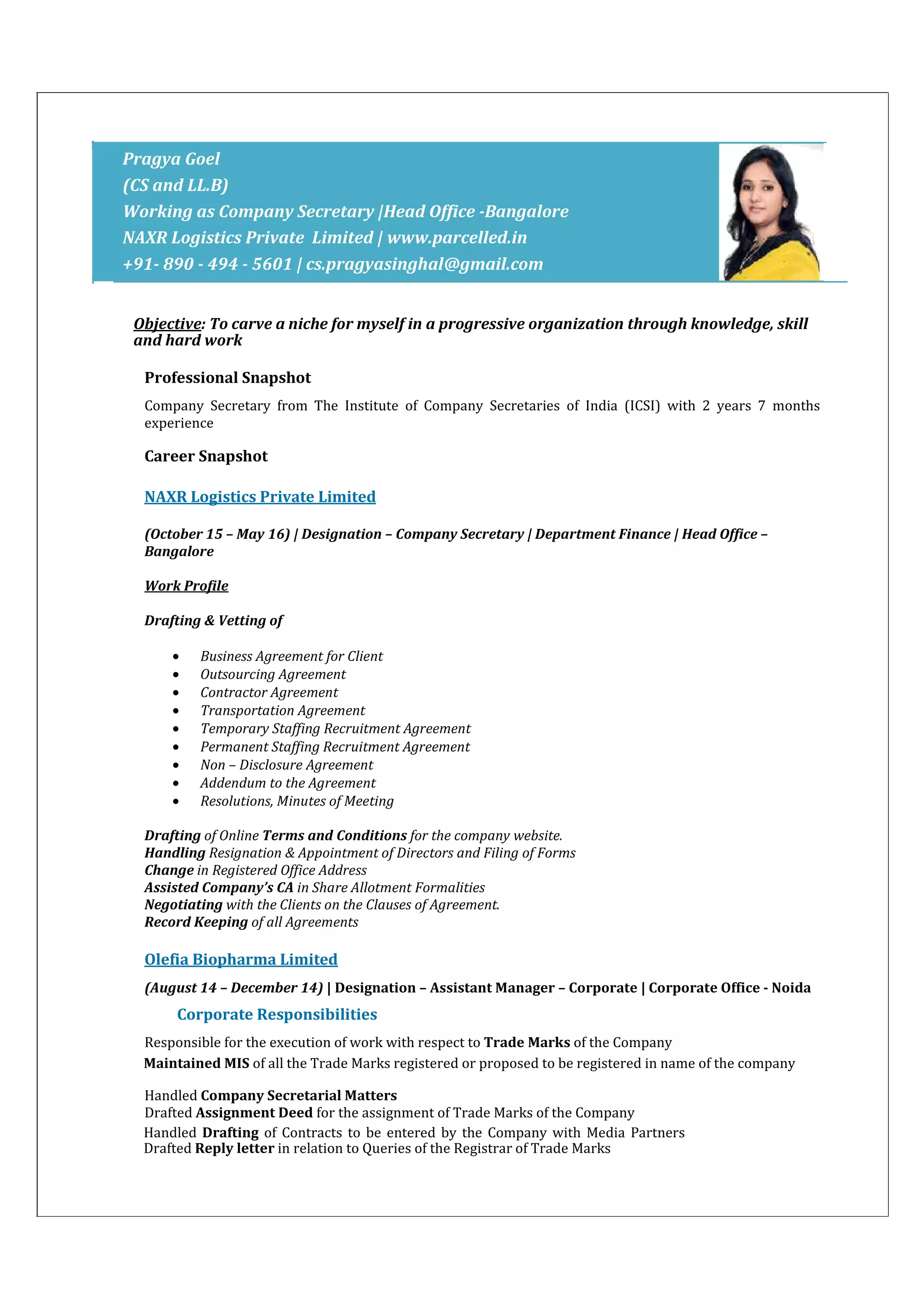 Pragya Goel_Resume | PDF