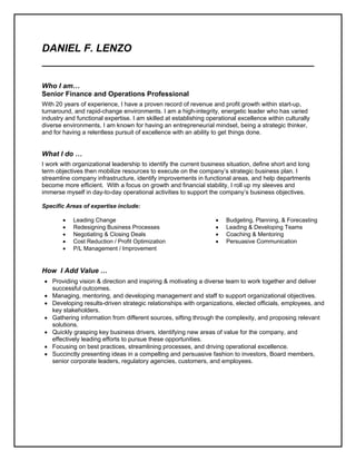 Daniel Lenzo - Brief | PDF