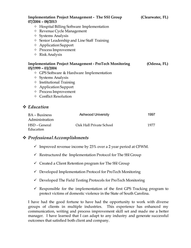 Jim Cerda Resume II | PDF