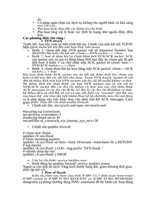 Đồ án thực tập cơ sở các kĩ thuật tấn công SQL injection và cách phòng ...