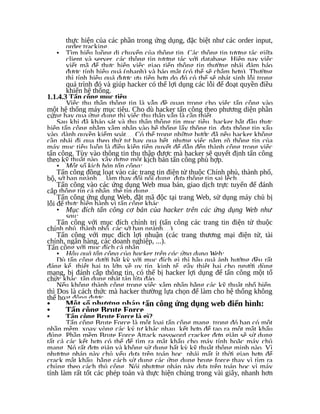 Đồ án thực tập cơ sở các kĩ thuật tấn công SQL injection và cách phòng ...