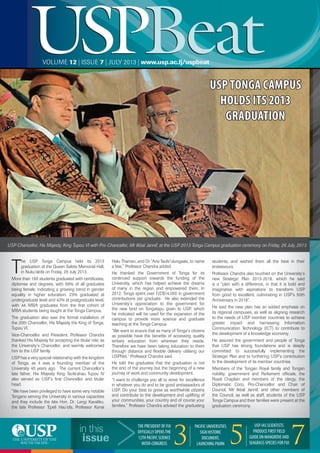 USPBeat_2013_Vol_12_Issue_07_en | PDF | Graduation | Personal Celebrations & Life Events