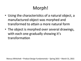 NYU Product Design Fundamentals Portfolio | PDF