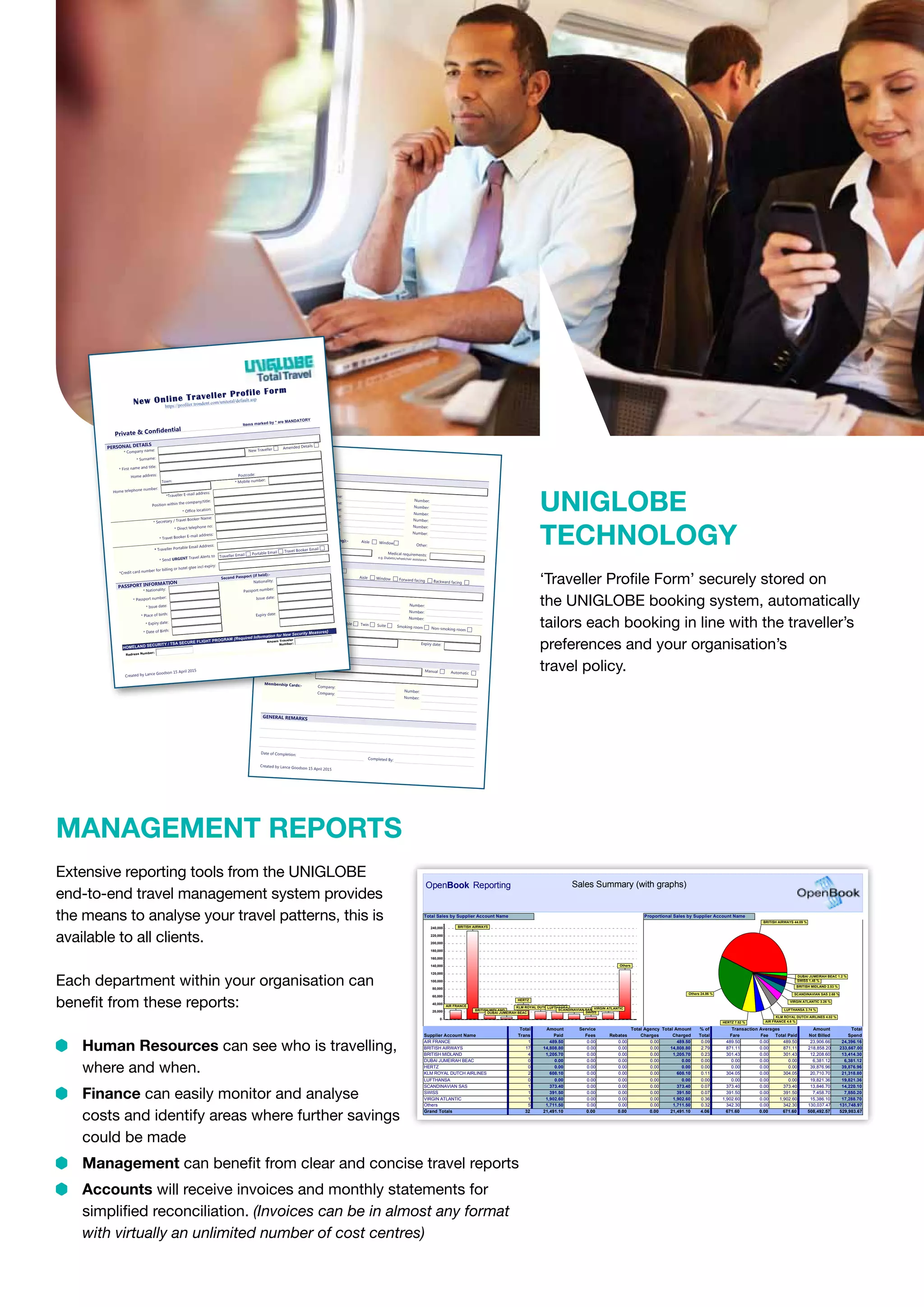 Uniglobe Total Travel Brochure | PDF