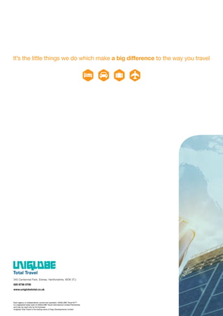 Uniglobe Total Travel Brochure | PDF