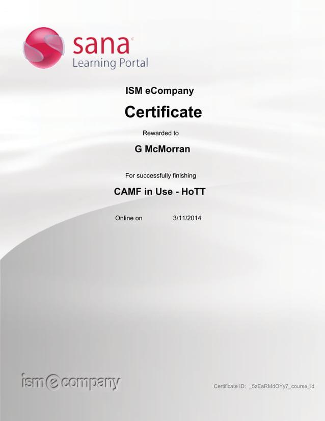 CAMF in Use - HoTT | PDF