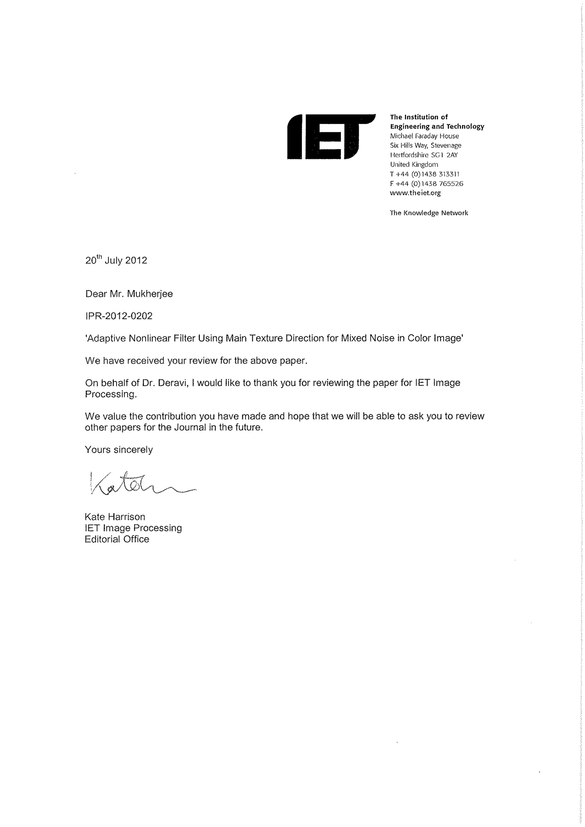 IEt Certificate | PDF