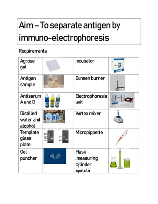 Antigen antibody separation | DOCX
