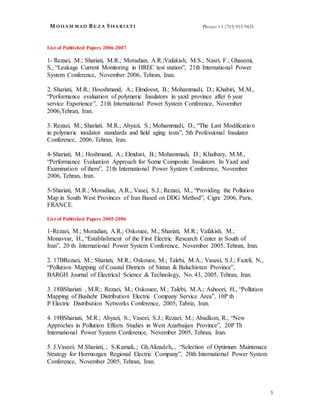 list of papers for mrshariati in detail 03302016 | DOCX