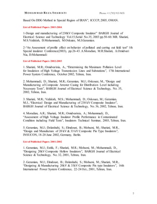 list of papers for mrshariati in detail 03302016 | DOCX
