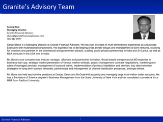 Granite Presentation -general Nov2015 | PPT