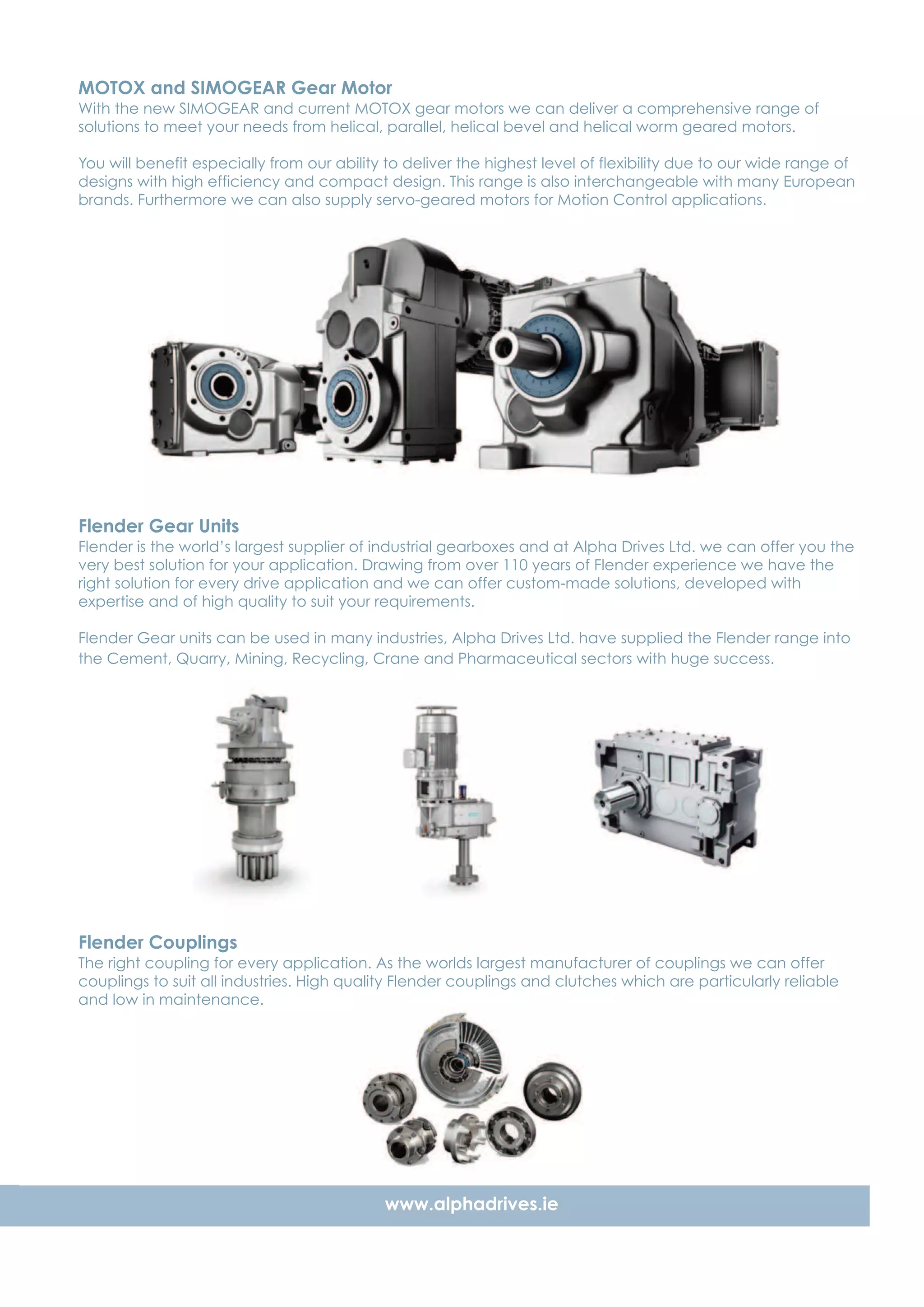 Alpha Drives brochure 2014 | PDF