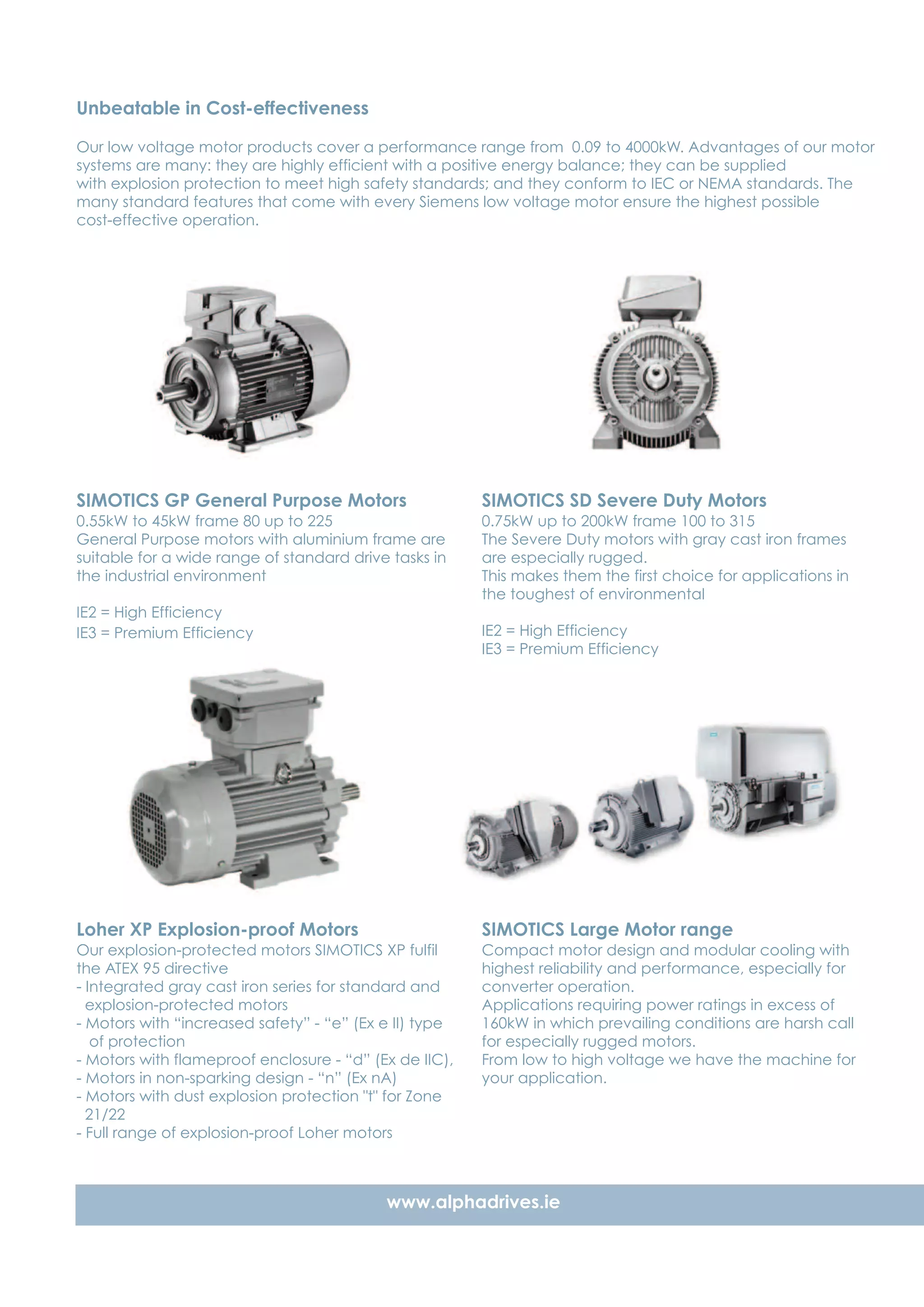 Alpha Drives brochure 2014 | PDF