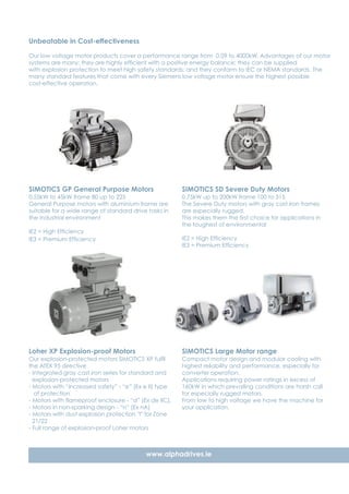 Alpha Drives brochure 2014 | PDF