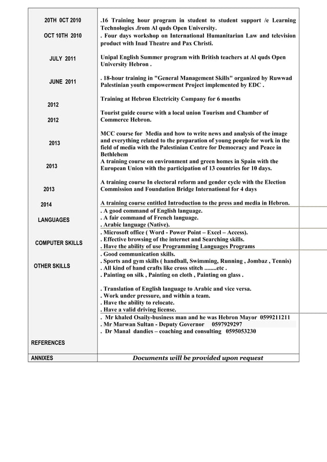 Leena Cv En new lo0o0o0olllll 2015 | PDF