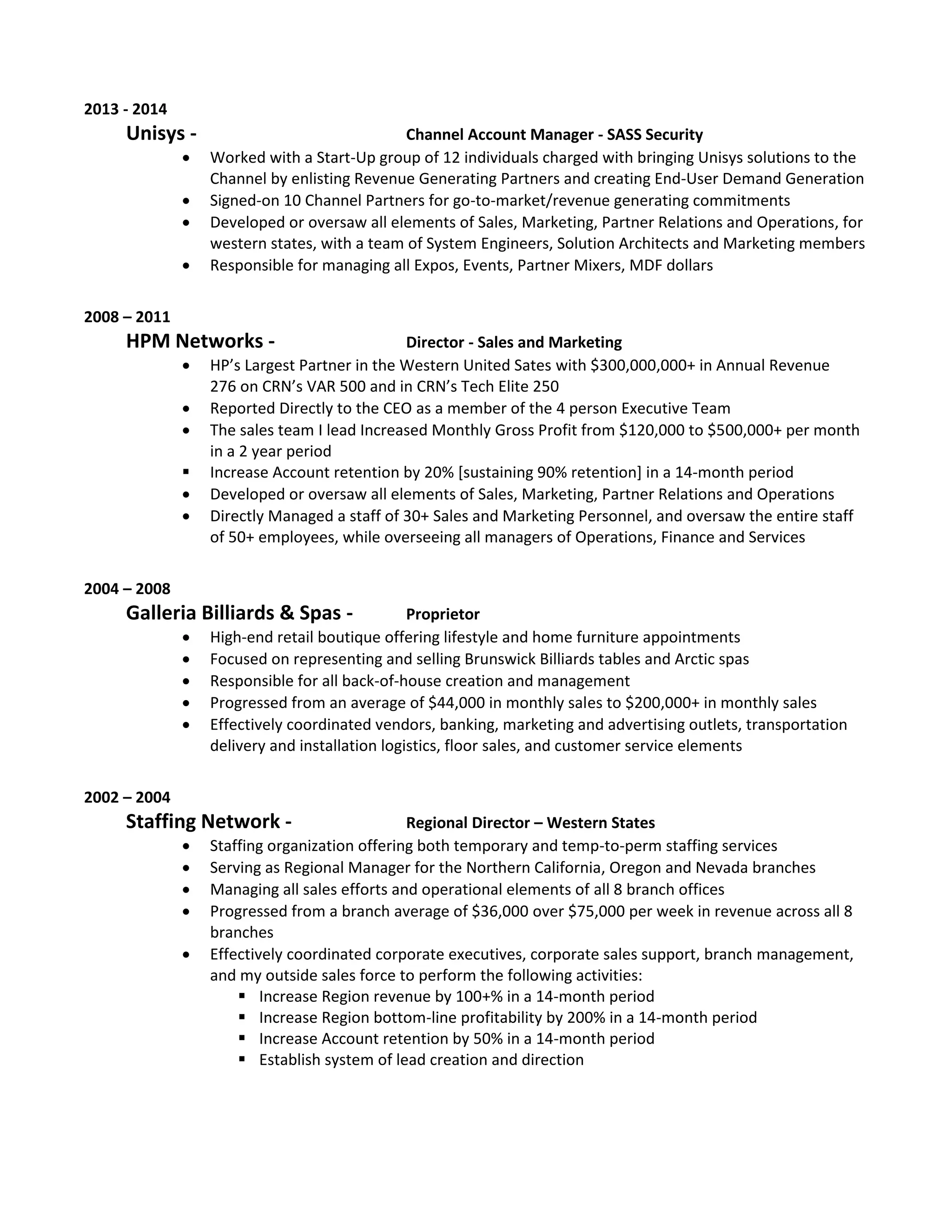 Resume - Johnny Miano 2016 | PDF