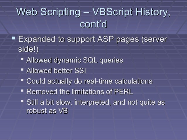 Vb Script