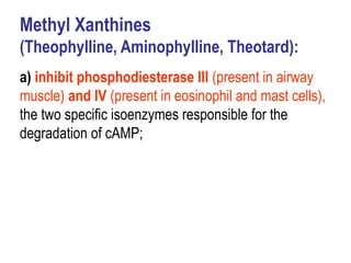 Pharmacology of Respiratory system both upper and lower | PPTX