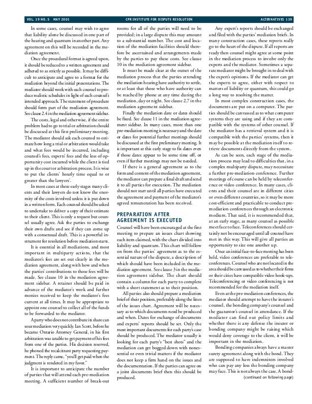 ADR Drafting Check List Article