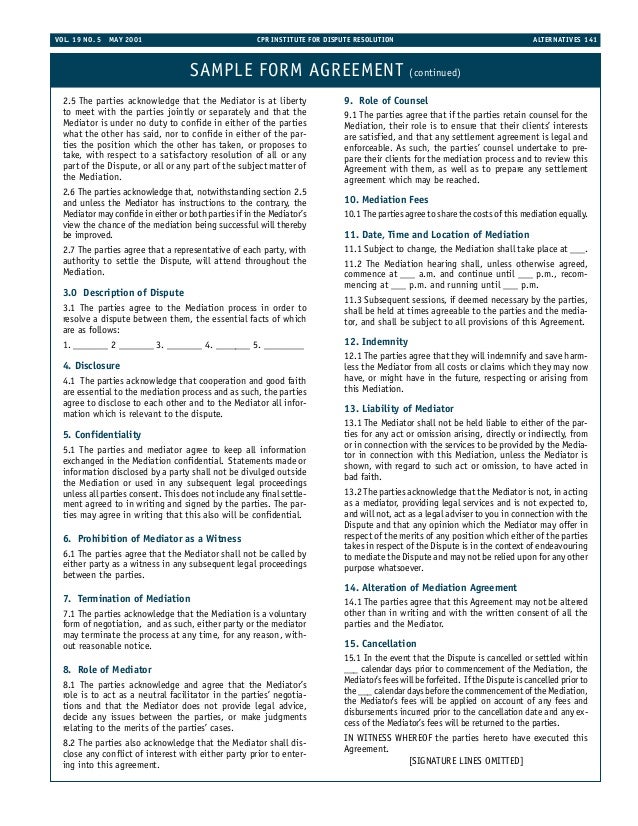 ADR Drafting Check List Article