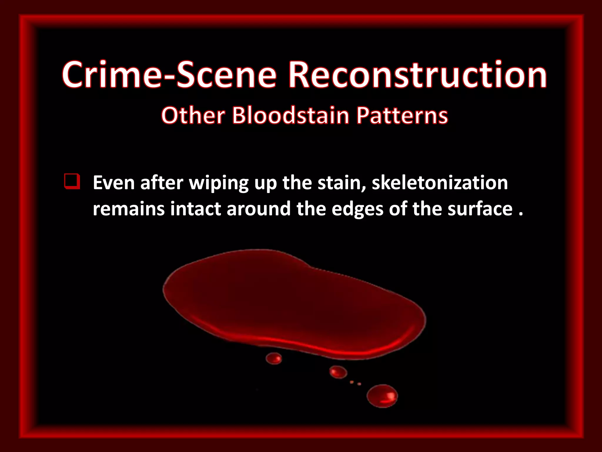 Crime Scene Reconstruction. | PPTX