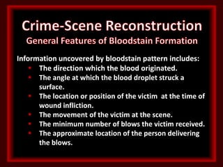 Crime Scene Reconstruction. | PPTX