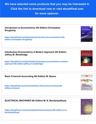 Basic Econometrics 4th Edition Damodar N. Gujarati | PDF