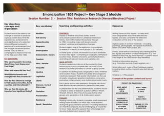 Emancipation_1838_Introduction-Education-Pack-Guidance-Notes_17pgs | PDF