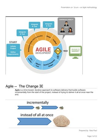 Scrum_Presentation_Ratul | PDF
