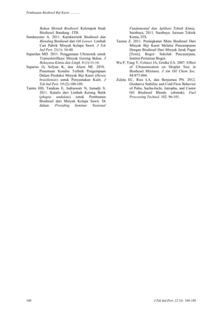 Jurnal Kimia Industri | PDF