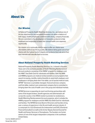 HMA Brochure (As of 4-29-16) | PDF