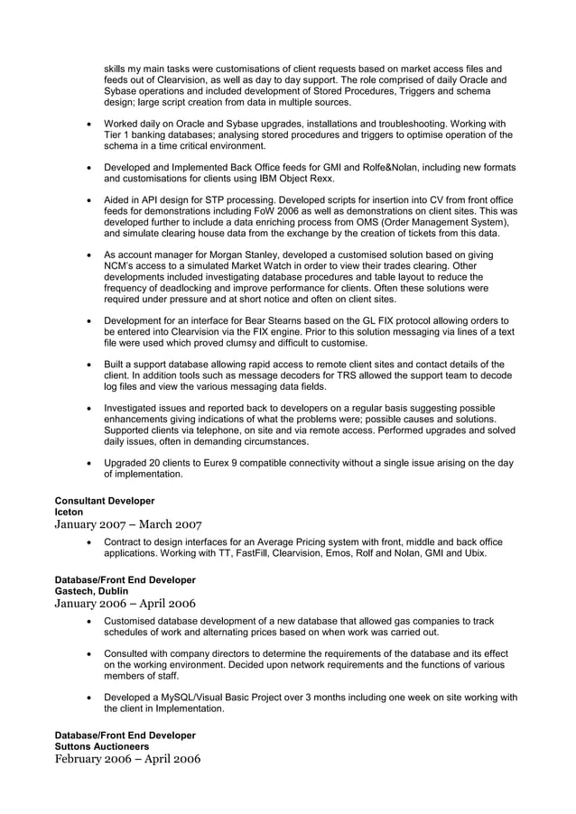 Thomas Georgeson CV Jan16 | PDF