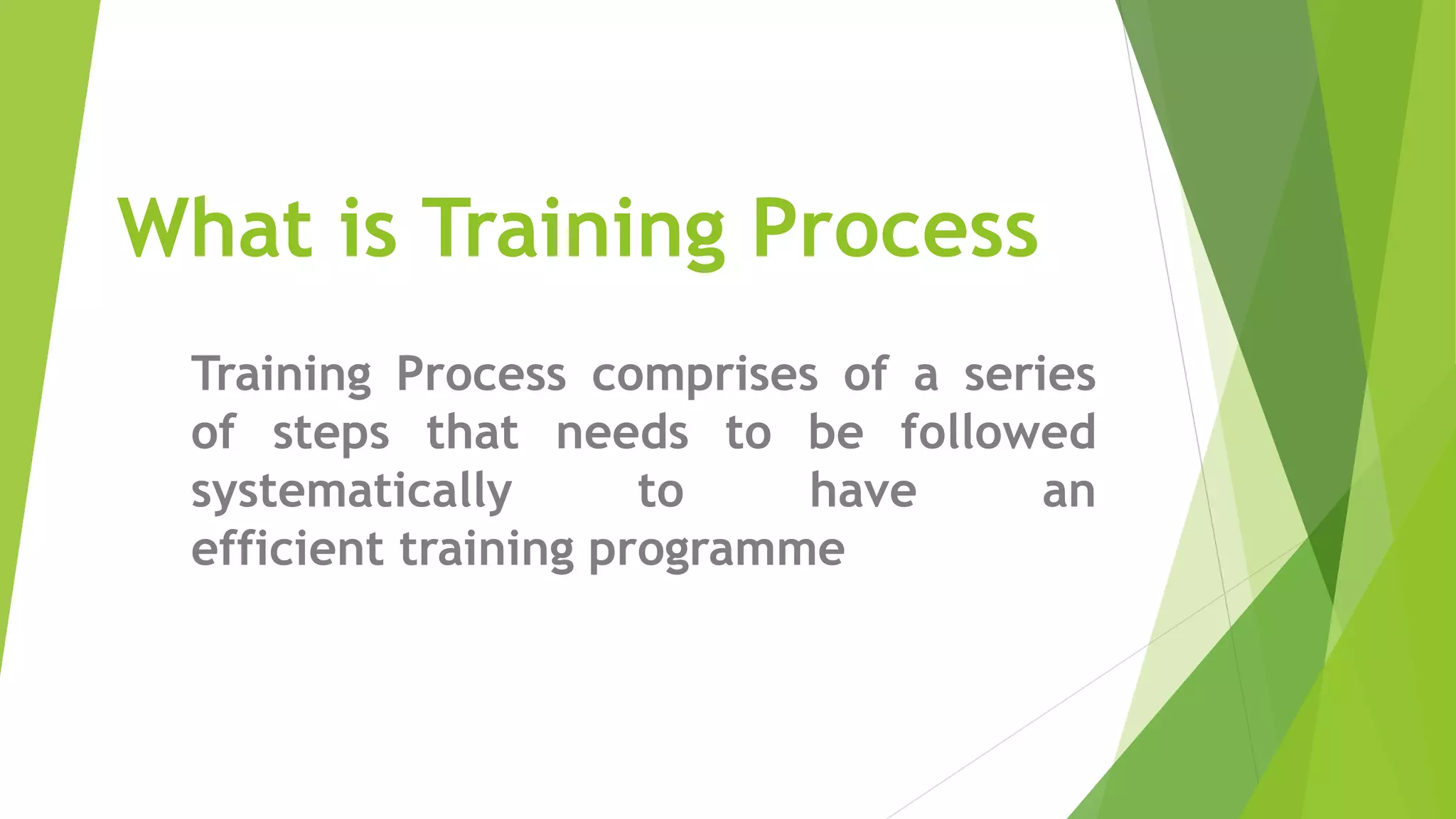 training process | PPTX