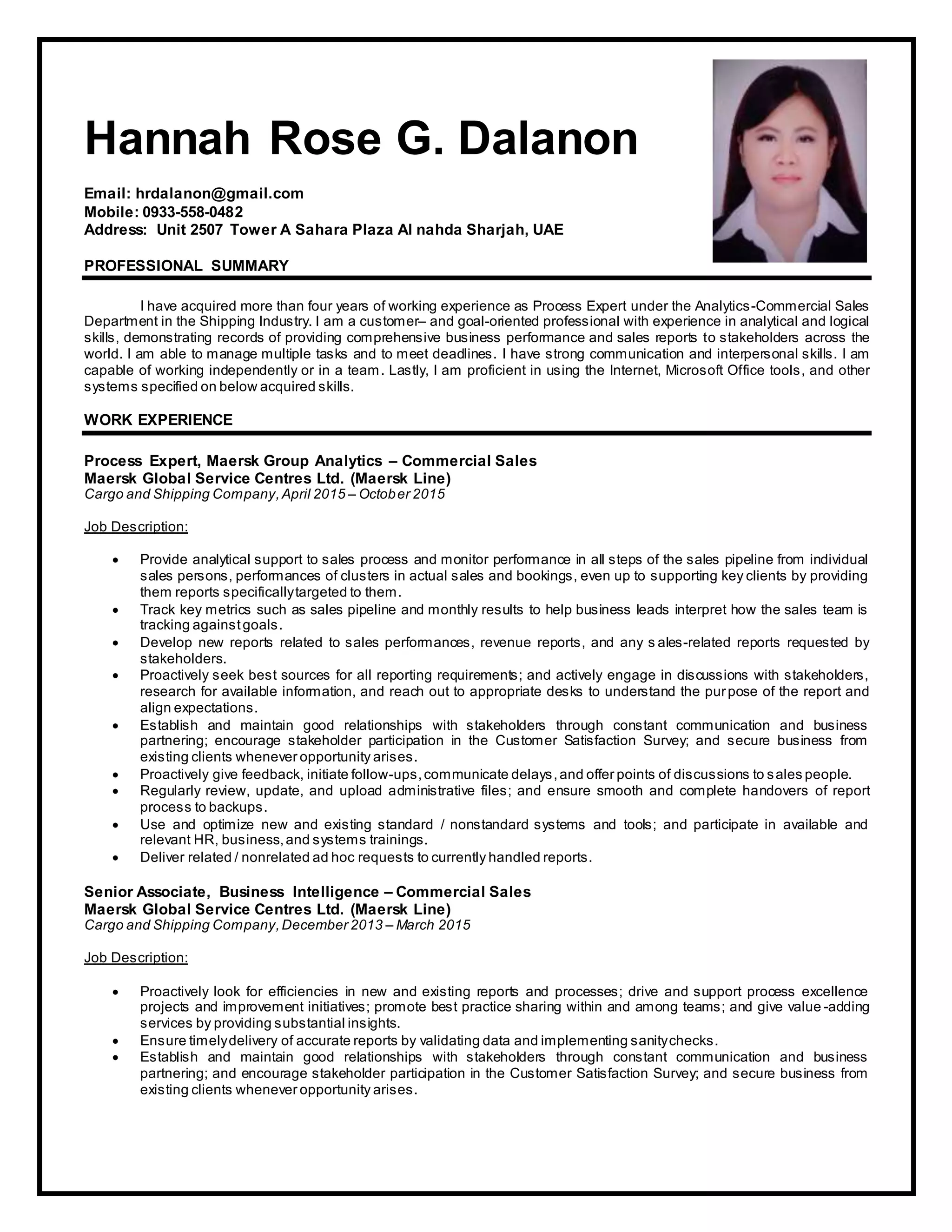 Hannah-Rose-Dalanon_CV_ | PDF