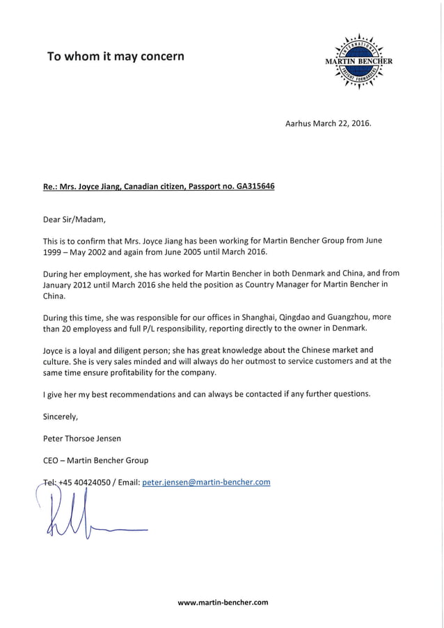 letter of recommendation | PDF