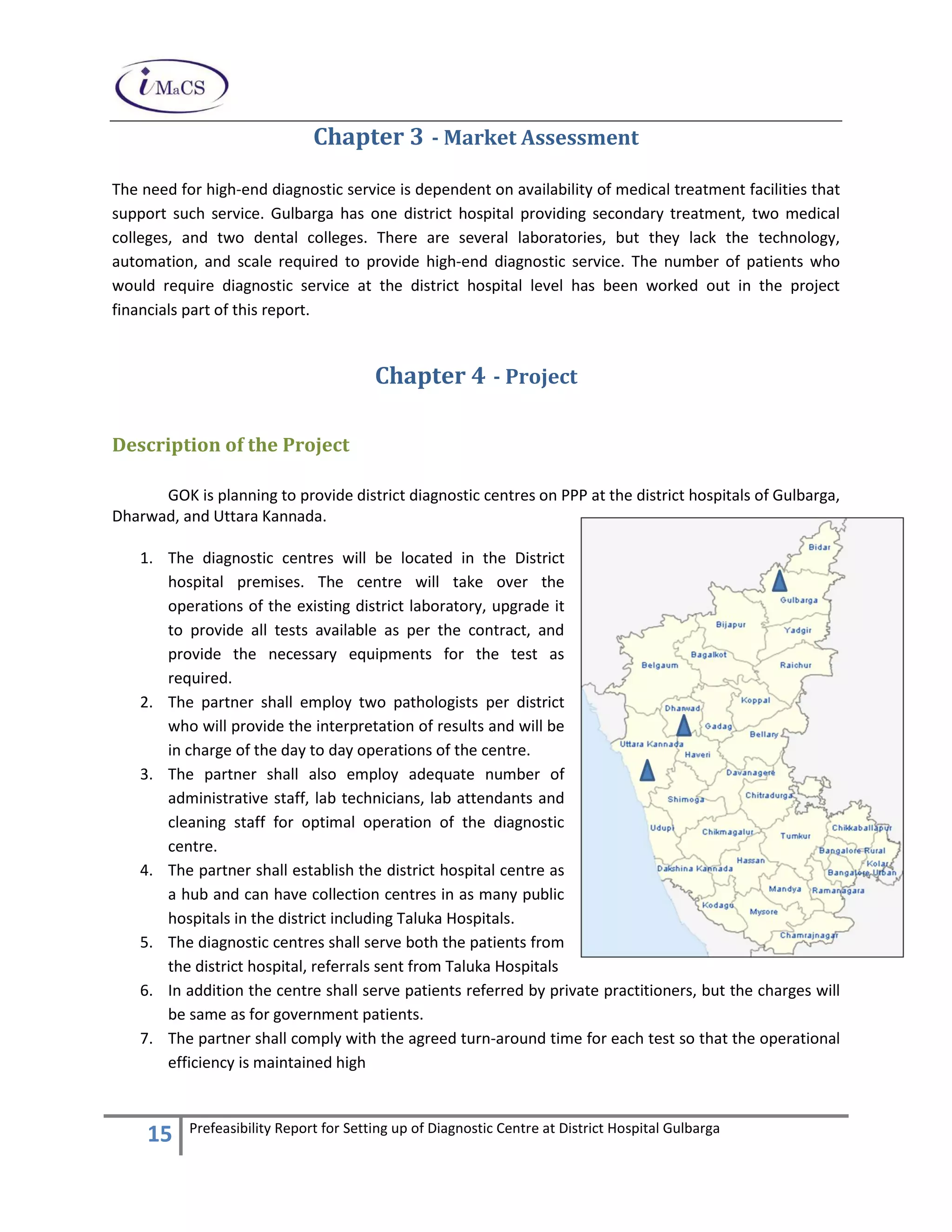 70a diagnostic lab_gulbarga project report | PDF