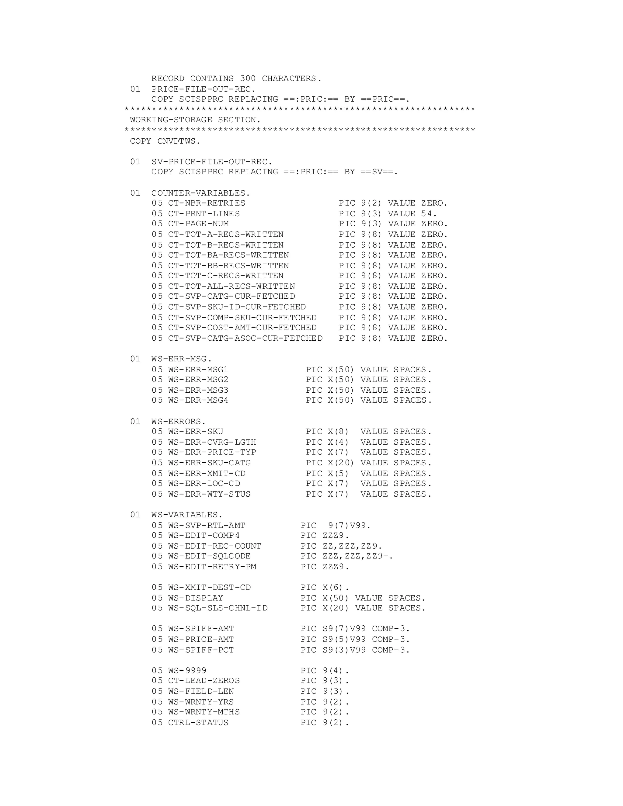 COBOL DB2 BATCH EXAMPLE-RPR6520 | DOCX